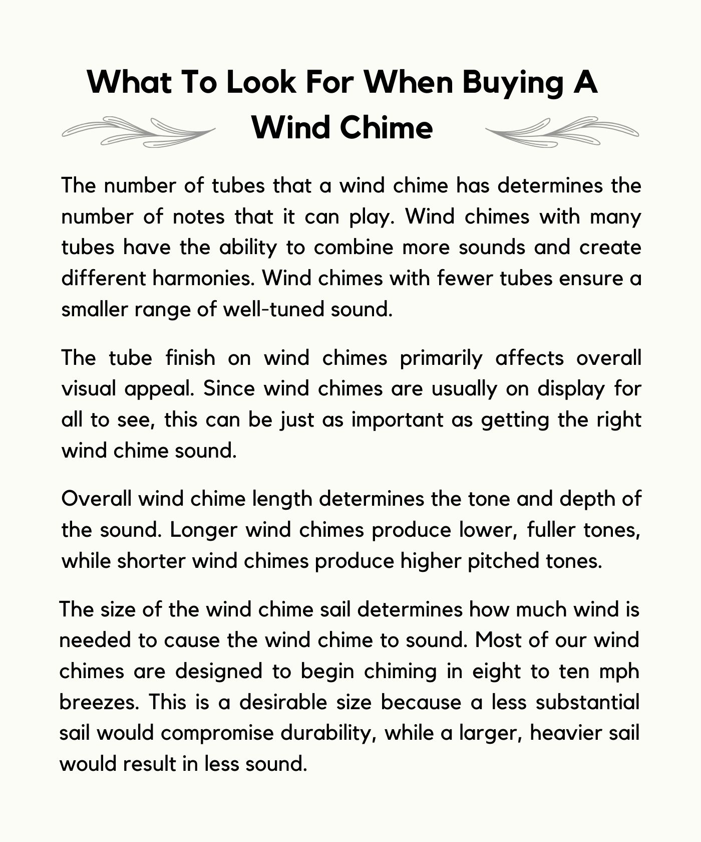 Wind Chime Buying Guide